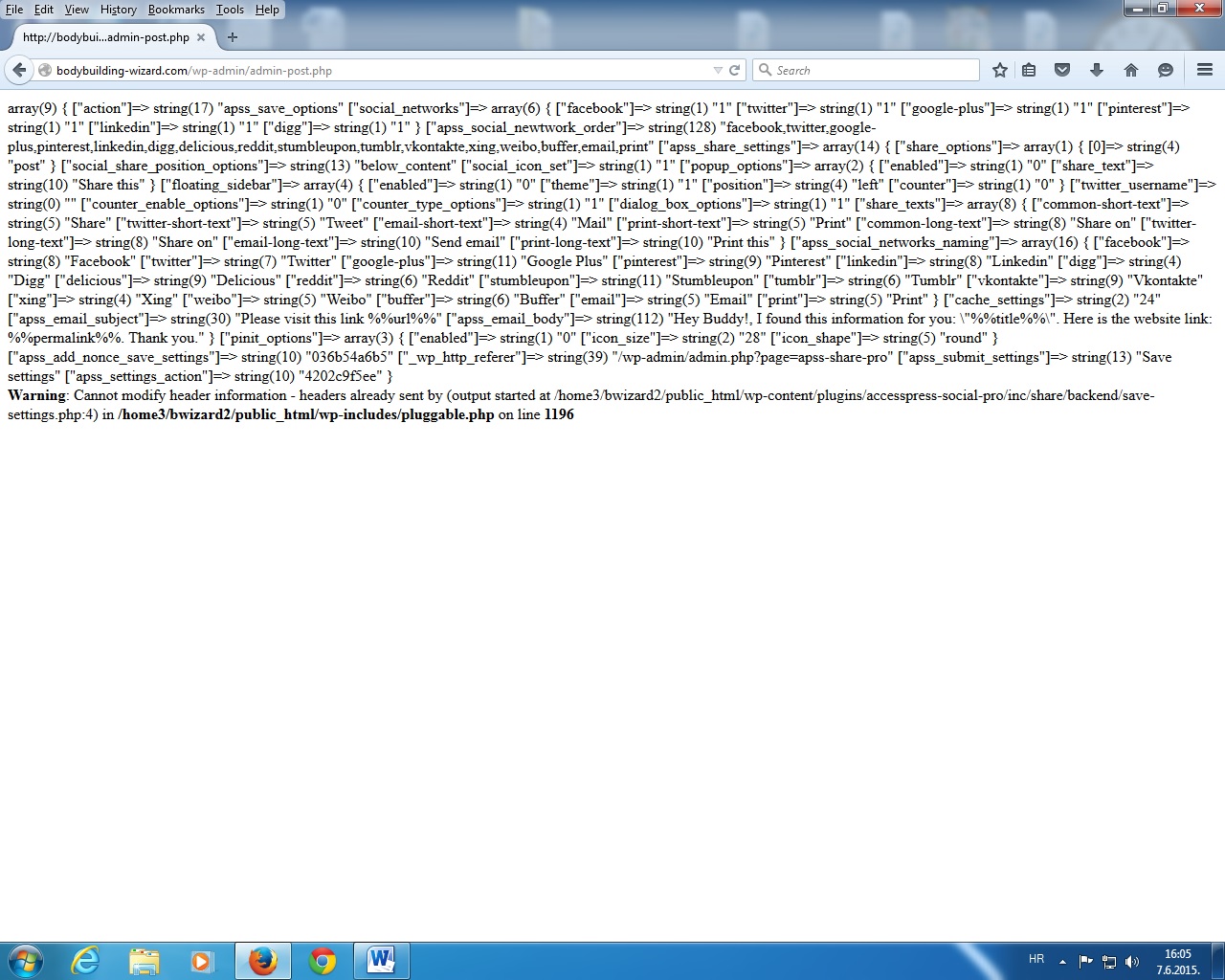 error-message • Bodybuilding Wizard