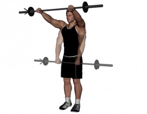 Barbell Front Raise Exercise • Bodybuilding Wizard