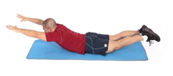 Lying back extension - prone lying back extension • Bodybuilding Wizard