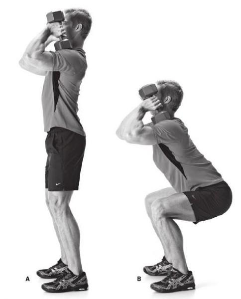 Dumbbell Front Squat Exercise Guide • Bodybuilding Wizard Dumbbell Front Squat Exercise Guide • Bodybuilding Wizard