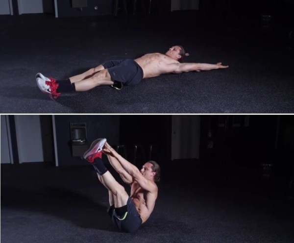 V-ups Exercise: Proper form, Variations • Bodybuilding Wizard