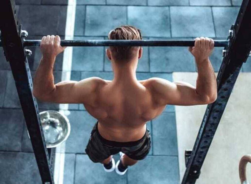 Behind-the-neck pull-ups (rear pull-ups) • Bodybuilding Wizard