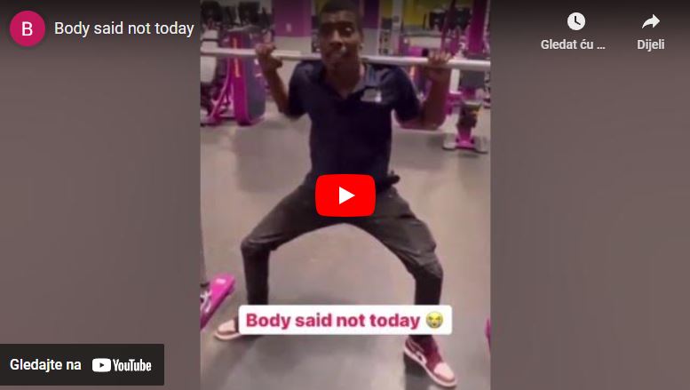 My body said not today • Bodybuilding Wizard