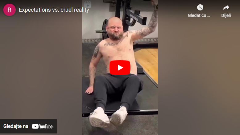 Expectations vs. cruel fitness reality • Bodybuilding Wizard
