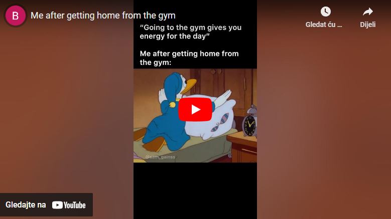 After getting home from the gym • Bodybuilding Wizard