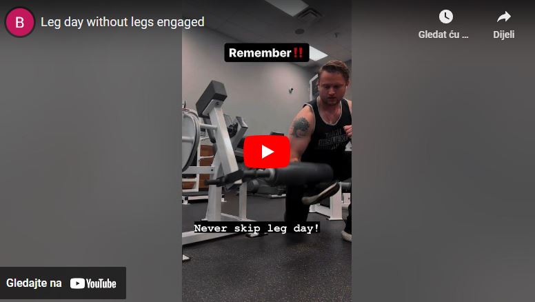 Leg day without legs engaged • Bodybuilding Wizard