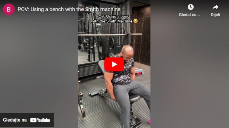 using a bench with the Smith machine • Bodybuilding Wizard