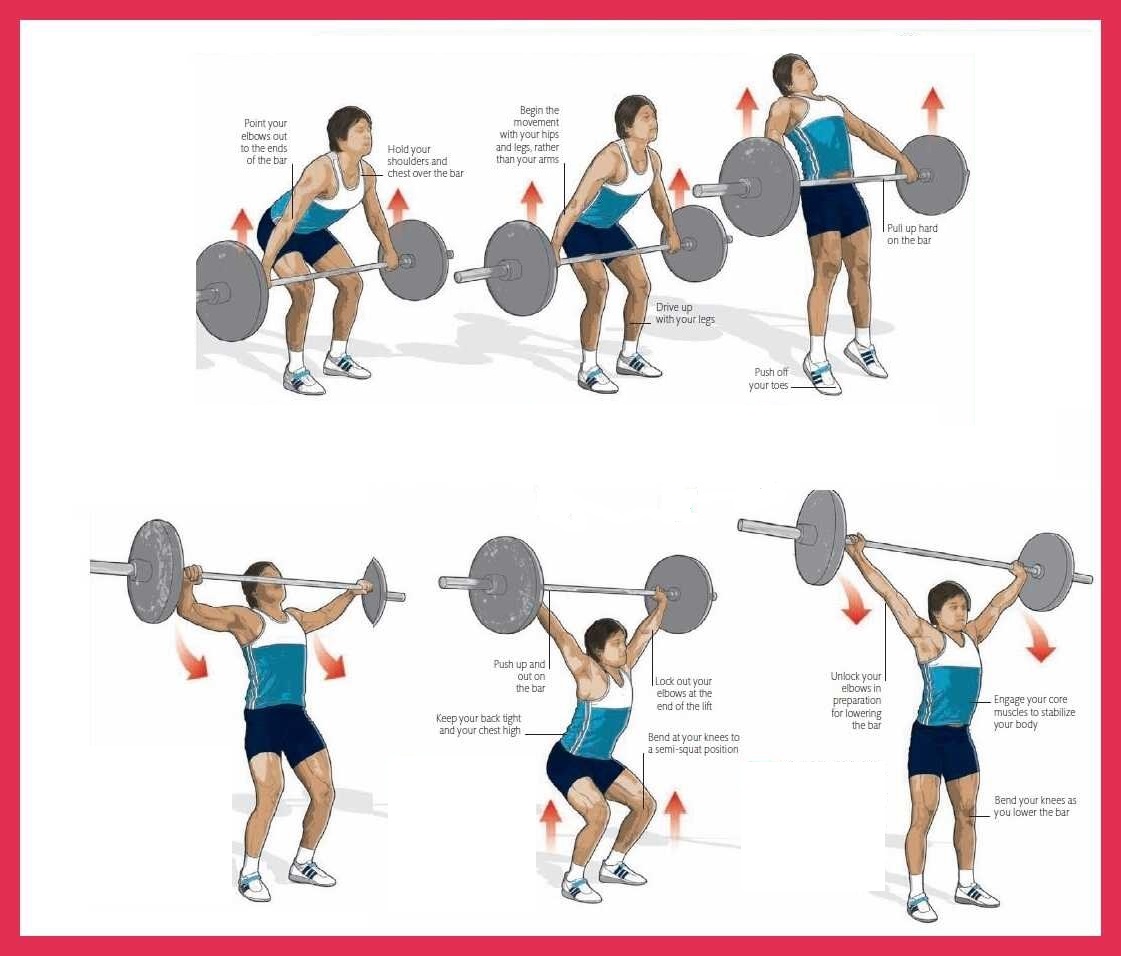 The Power Snatch from Hang • Bodybuilding Wizard