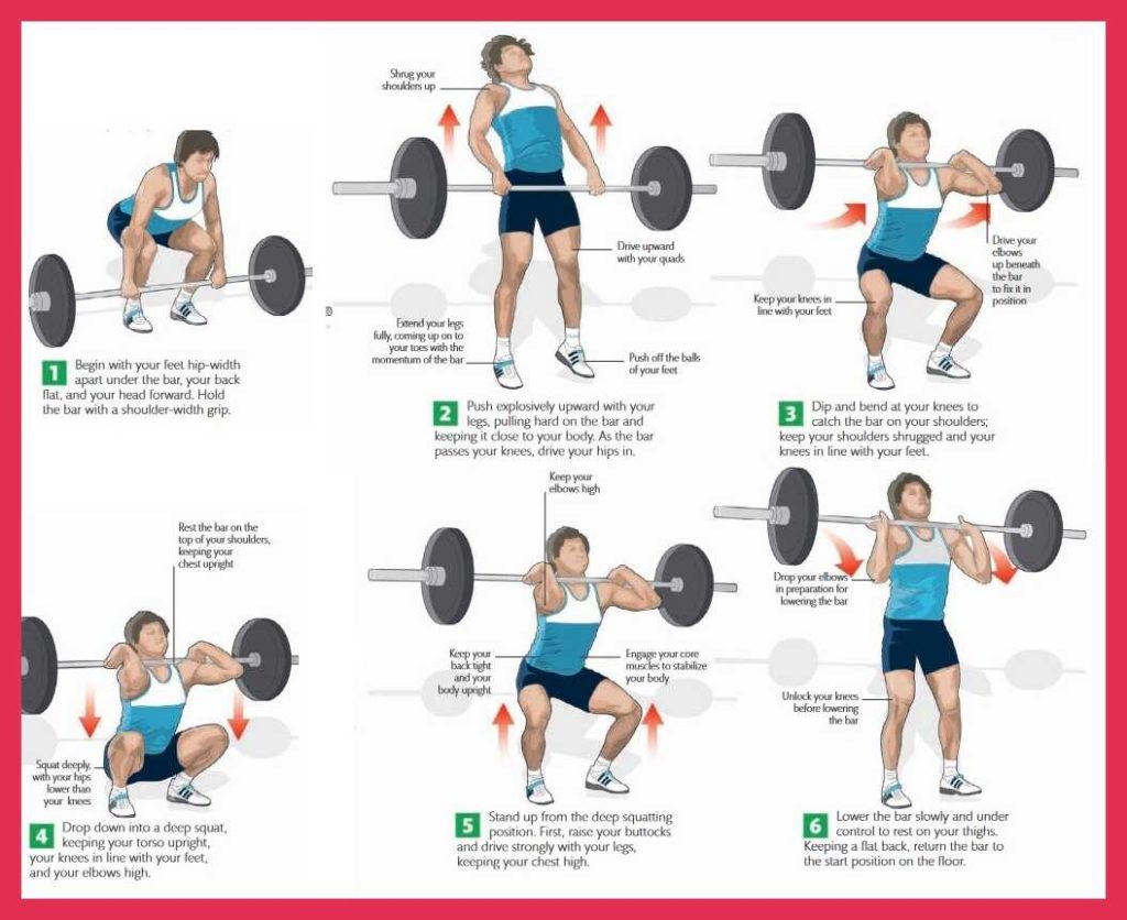 The Ultimate Guide to the Squat Clean • Bodybuilding Wizard