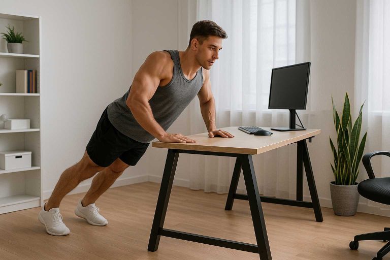 How To Build Muscle At Your Desk • Bodybuilding Wizard
