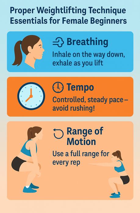 How to Learn Proper Weightlifting Technique as a Female Beginner ...