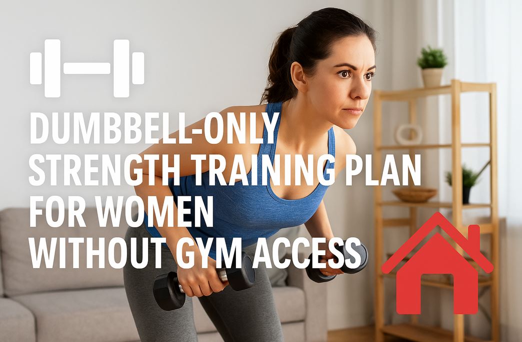 🏋️ Dumbbell-Only Strength Training Plan for Women Without Gym Access ...