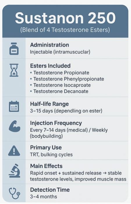 Sustanon 250 Steroid Guide: Blend Advantages, Uses, Side Effects ...