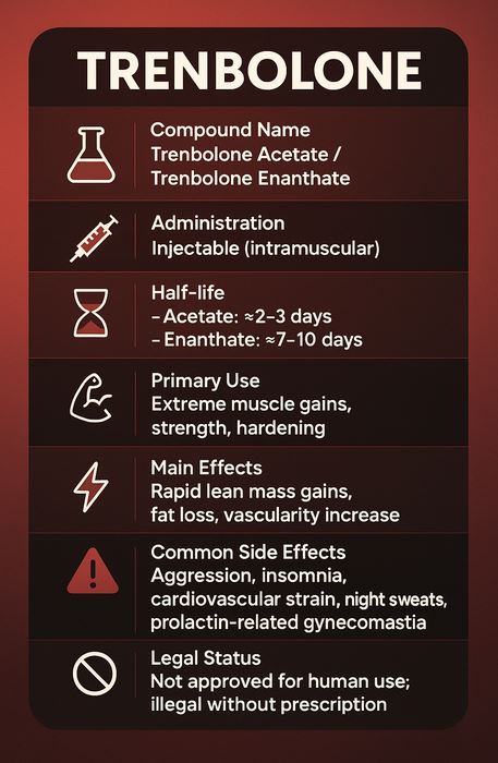 Trenbolone Acetate vs. Enanthate: Ultimate Guide to Power, Aggression ...