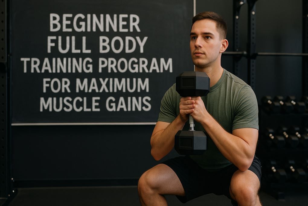 Beginner Full Body Training Program for Muscle Gains