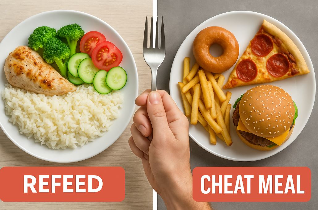 Refeed Days vs Cheat Meals in Bodybuilding: What Science Really Says