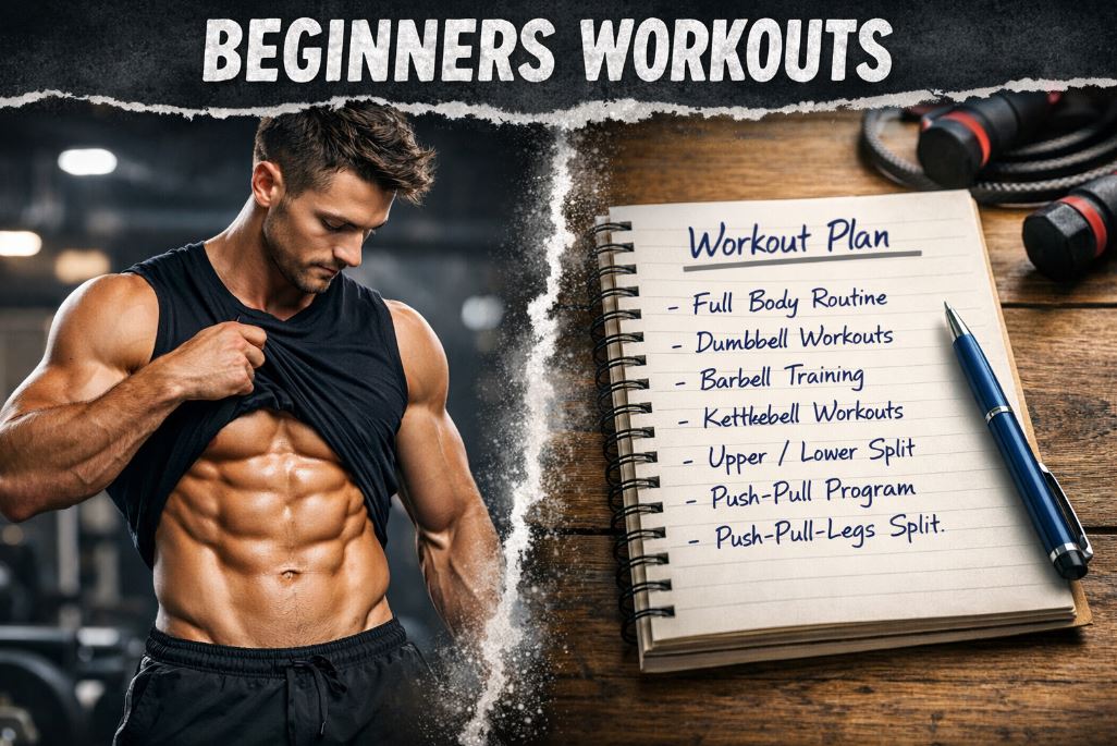 Best Workout Routines for Beginners – Home & Gym Programs Explained