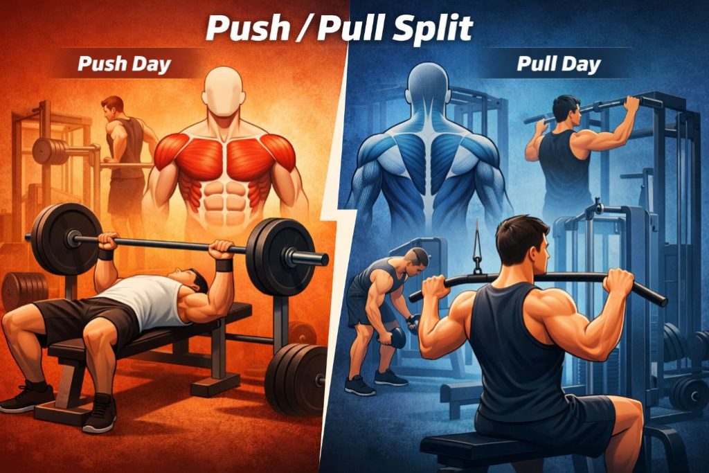 4-Week Push-Pull Workout Routine for Beginners (Gym Program Explained)