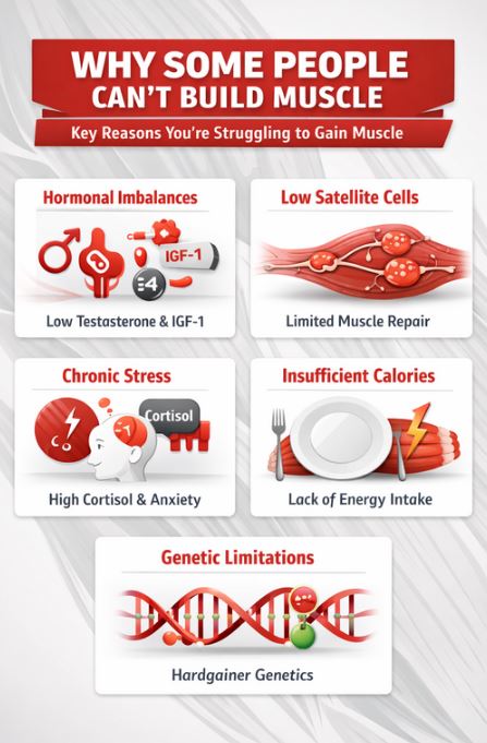 Why Some People Can’t Build Muscle: The Real Biology Behind Hardgainers