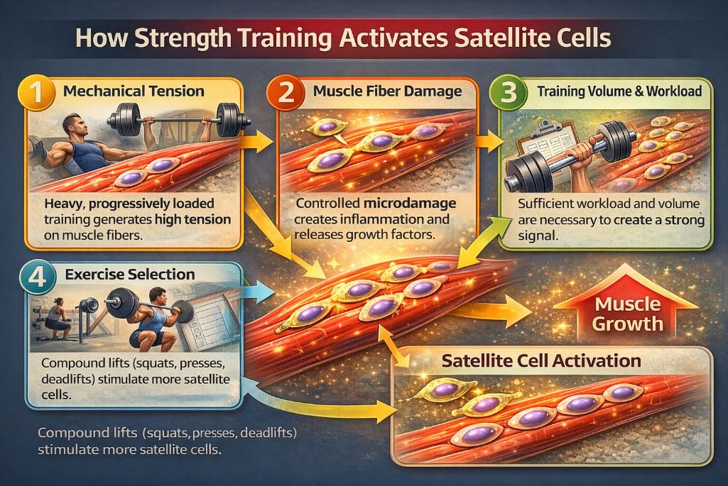Satellite Cells Explained: The Hidden Engine of Muscle Growth and ...