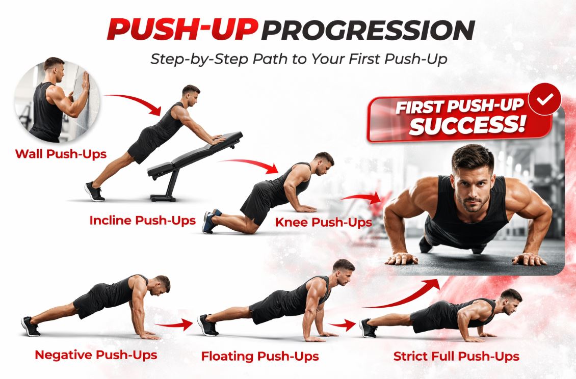 How to Do Your First Push-Up: Step-by-Step Beginner Guide (Fast Results)