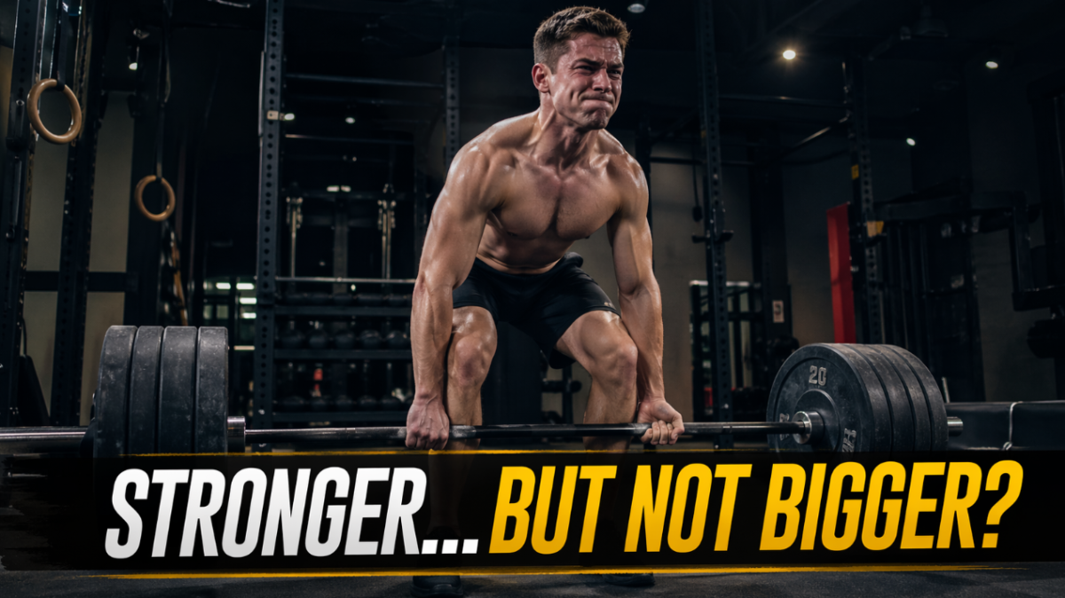 Why You’re Getting Stronger but Not Bigger (And How to Fix It)